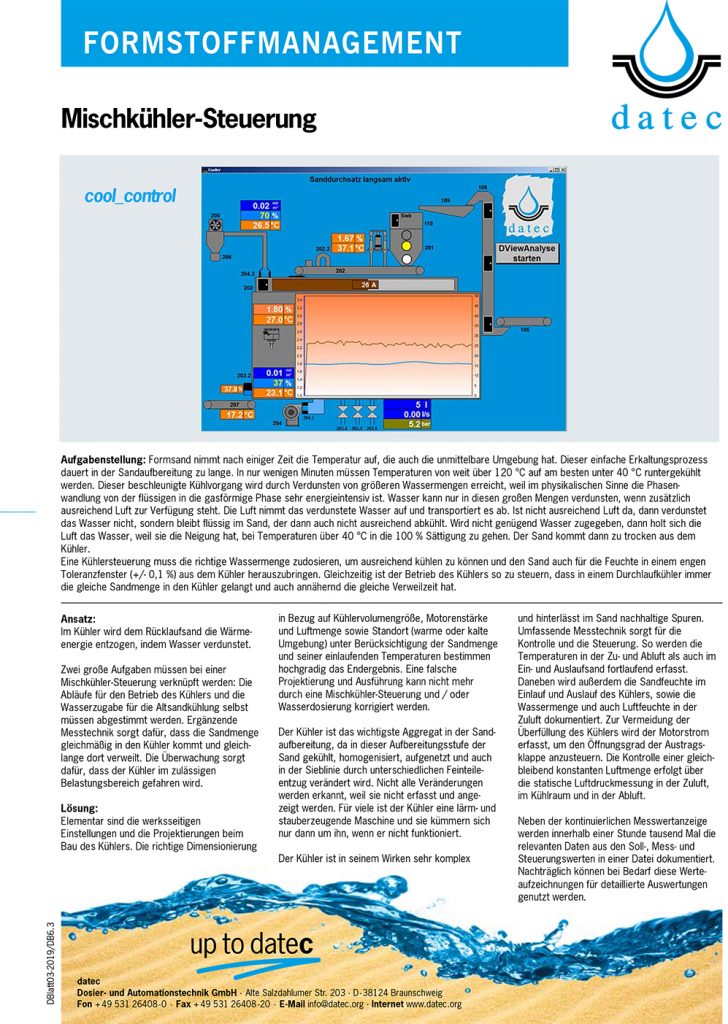 6.3 DBlatt03-2019_Kühlersteuerung - datec - Formstoffmanagement